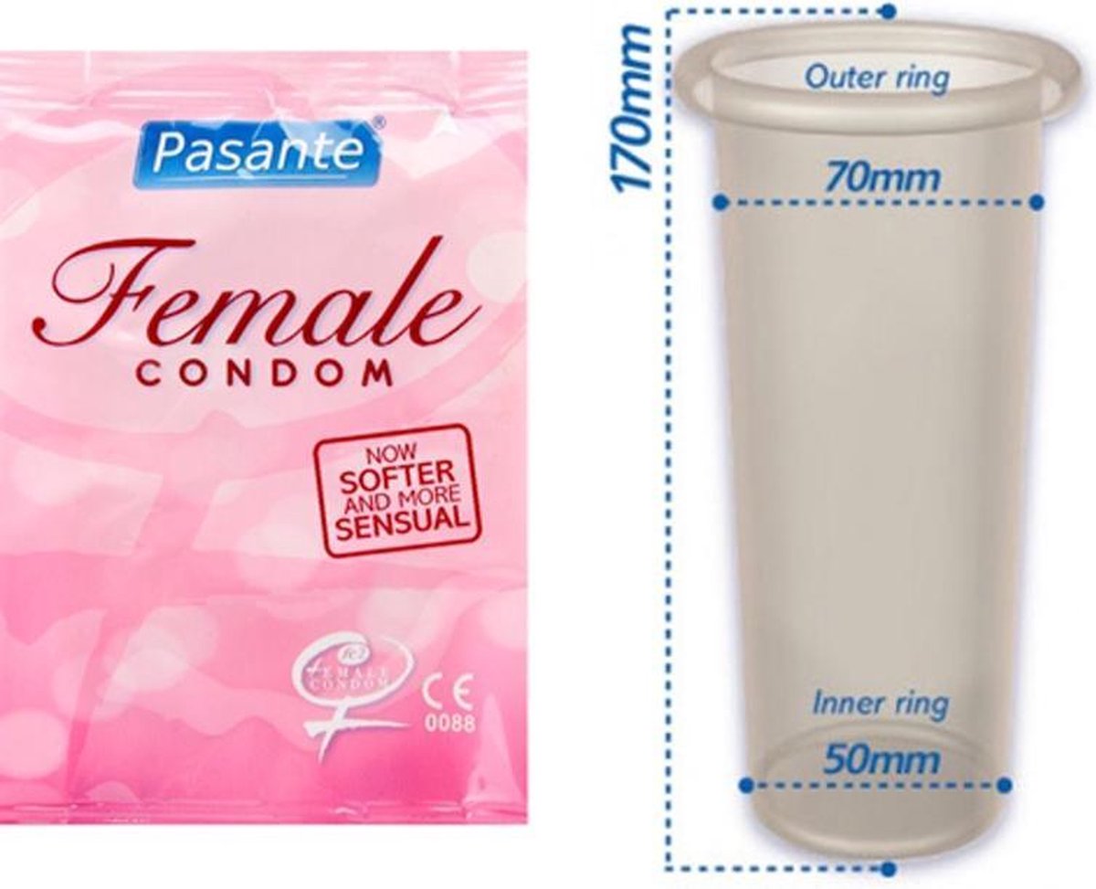 bol.com | Pasante Vrouwen Condoom - 3 stuks - Condooms