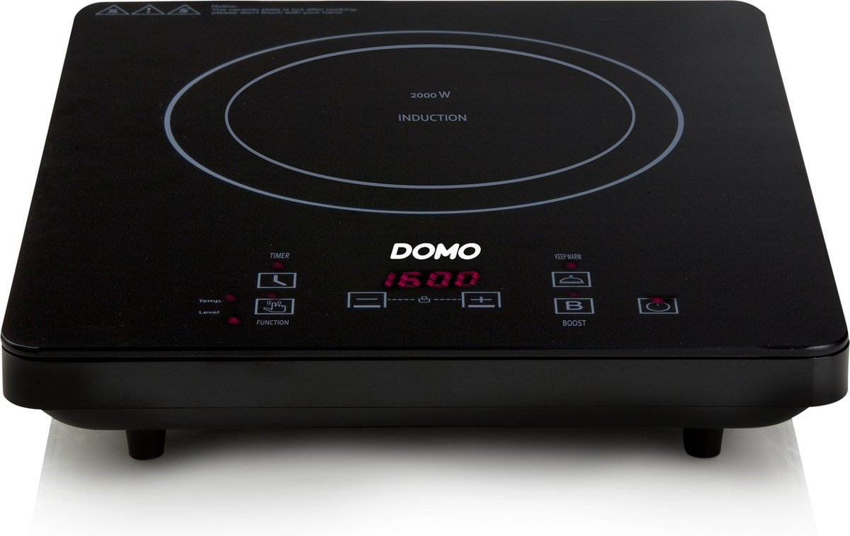 Domo DO328IP - Inductiekookplaat - 1 pits - Touchscreen - Timer | bol.com