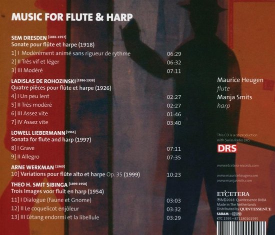 Maurice Heugen & Manja Smits - Music For Flute & Harp (CD), Manja Harp ...