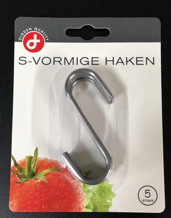 S-Vormige haken - 5 stuks - ophangen/opbergen | bol