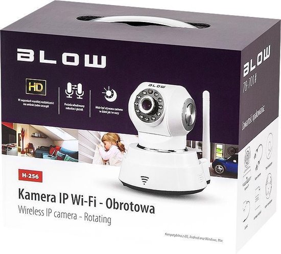 IP Wi-Fi internet camera met infrarood nachtzicht - Wit - Blow H-256 ...
