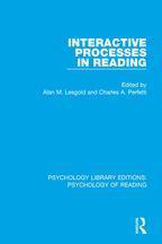 Psychology Library Editions: Psychology of Reading - Interactive ...