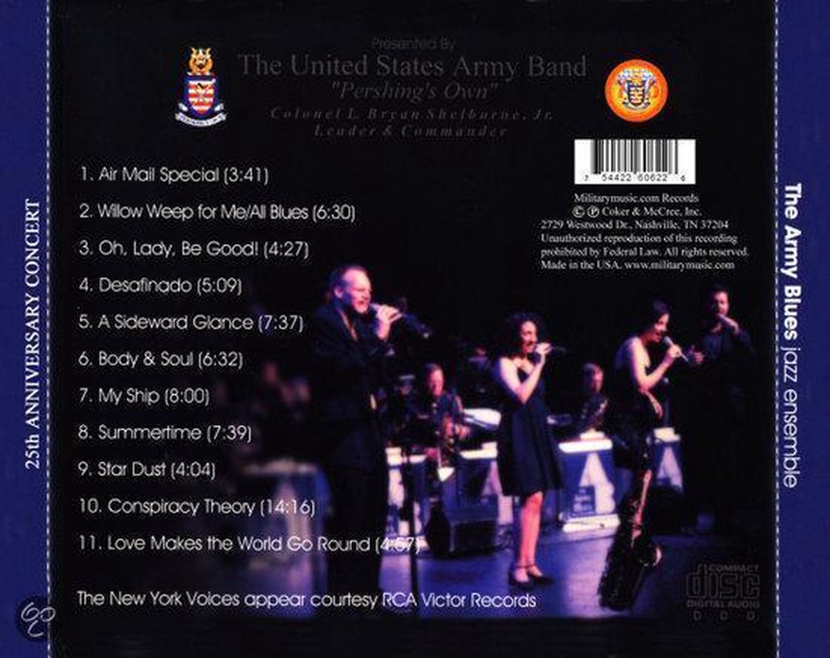 25Th Anniversary Concert, The Army Blues Jazz Ensemble | CD (album ...