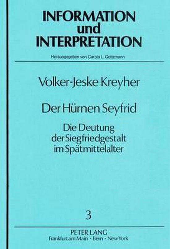 Der Huernen Seyfrid, Volker-Jeske Kreyher | 9783820482454 | Boeken ...