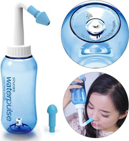 Waterpulse Neusdouche | Neusreiniger | Neti Pot | Hooikoorts | 300ML | bol