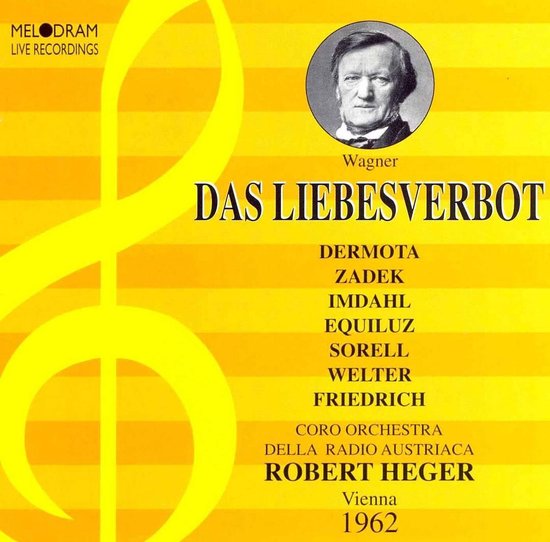 Wagner: Das Liebesverbot, Robert Heger | CD (album) | Muziek | bol