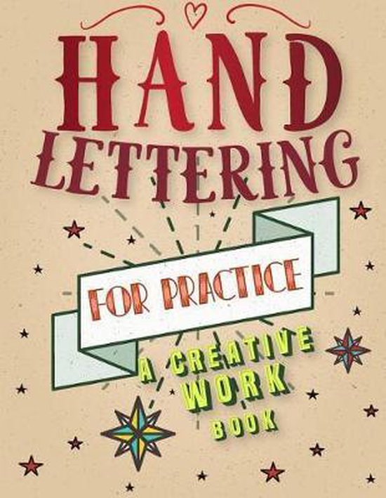 Hand Lettering for Practice Sheet, a Creative Workbook, Banana Leaves ...