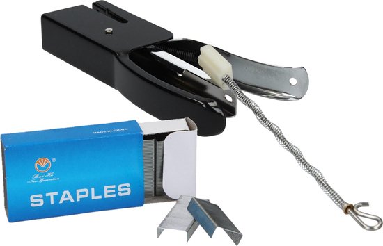 Benson Nietmachine met 400 Nietjes Zwart | Niettang ...