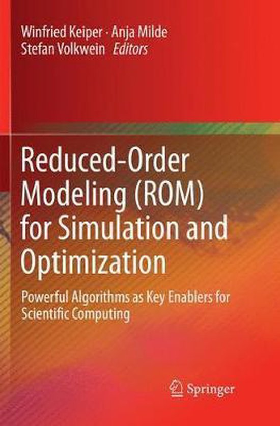 Reduced-Order Modeling (ROM) for Simulation and Optimization | 9783030091996 | Boeken | bol