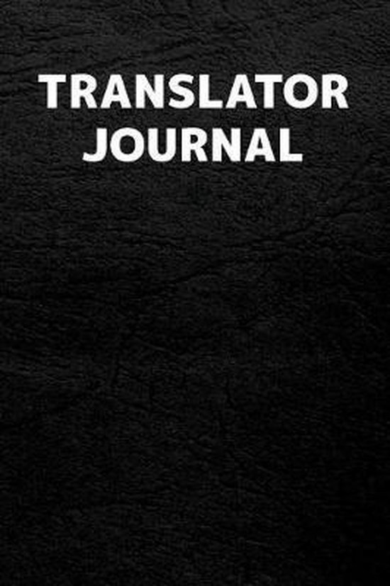 Translator Journal, Triangle Publishing | 9781097490141 | Boeken | bol.com