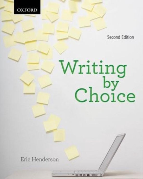 Writing by Choice | 9780199008612 | Eric Henderson | Boeken | bol.com