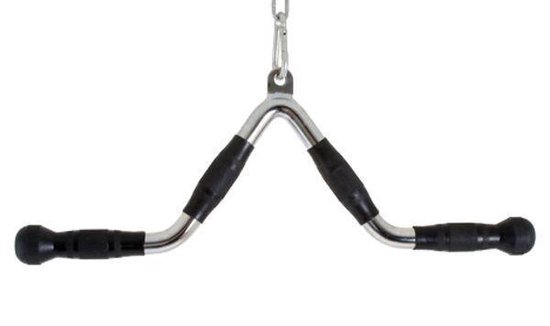 Focus Fitness - Triceps Bar - Triceps Stang - Pulldown Bar - Multi Grip ...