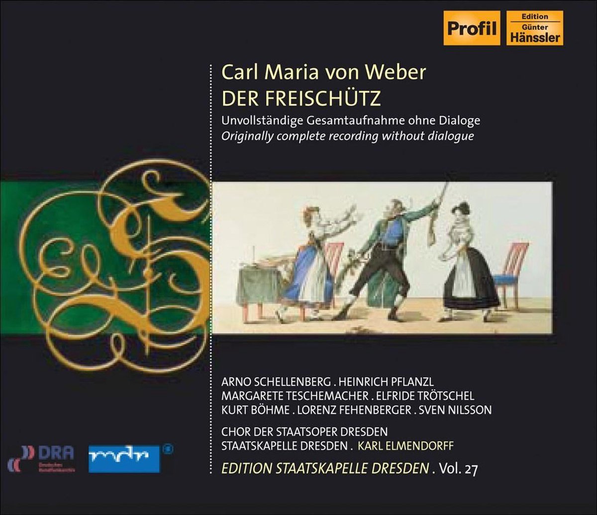 Weber: Der Freischutz 2-Cd, Sächsische Staatskapelle Dresden | CD (album) | Muziek | bol.com