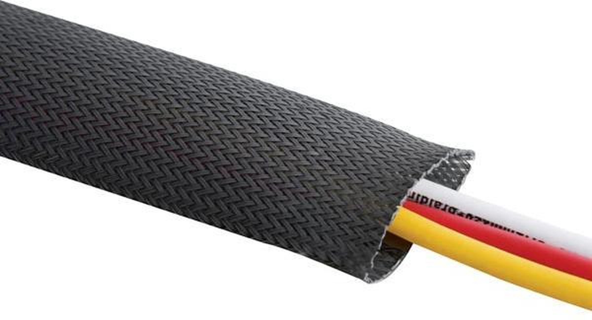 Kabelmantel - Flexibel - 40 Mm X 5 M - Zwart | bol.com