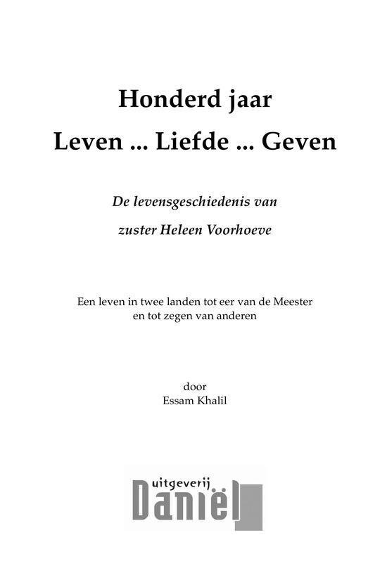 100 Jaar Leven - Liefde - Geven | 9789079718139 | Essam Khalil | Boeken ...