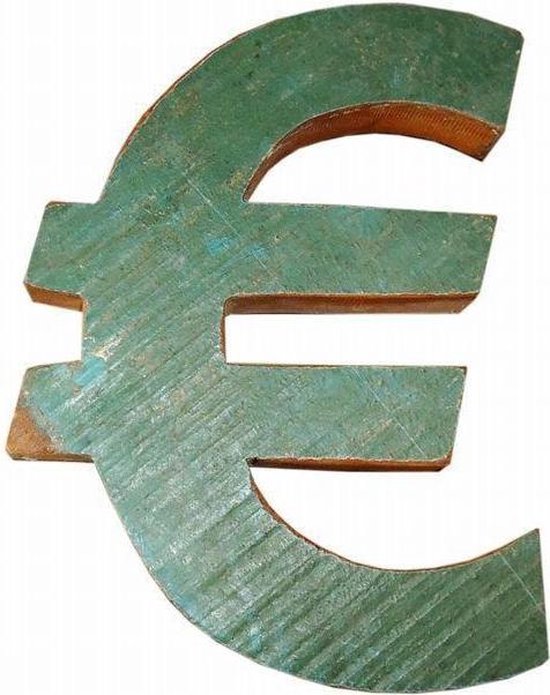 Otentic Design Decoratief object Euro teken | bol