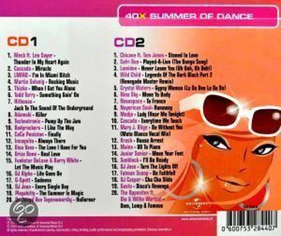 Various Artists - 40X Summer Of Dance, various artists | CD (album) | Muziek | bol