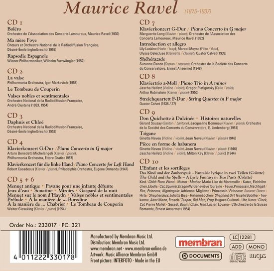 Ravel - Portrait, various artists | CD (album) | Muziek | bol.com