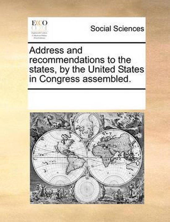 Address and recommendations to the states, by the United States in ...