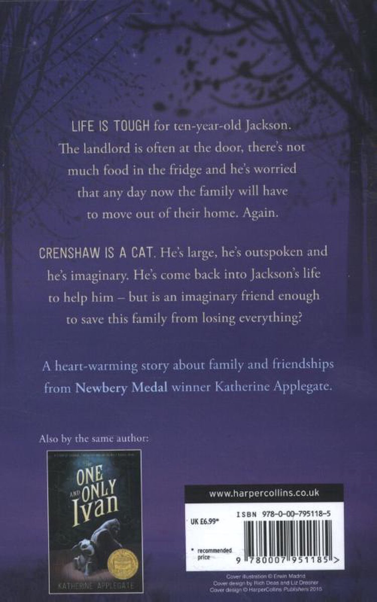 Crenshaw, Katherine Applegate | 9780007951185 | Boeken | bol.com
