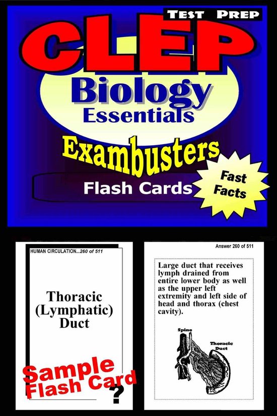 Exambusters CLEP 1 - CLEP Biology Test Prep Review--Exambusters Flash ...