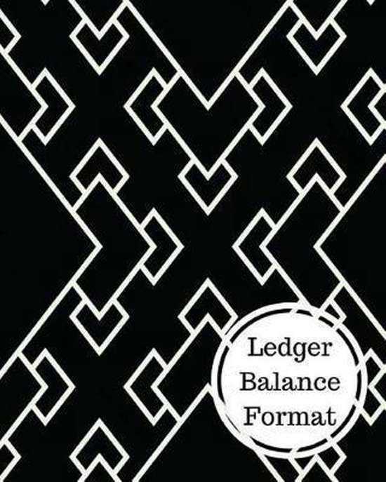 Ledger Balance Format, Insignia Accounts | 9781538049471 | Boeken | bol