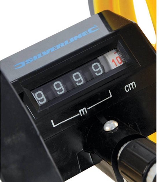 Silverline Mini Meetwiel - Meetbereik 0 - 9999.9 meter - Verstelbaar ...