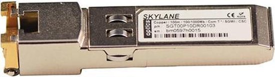 Skylane Optics SFP copper transceiver module gecodeerd voor Allied Telesys AT-SPTX | bol.com
