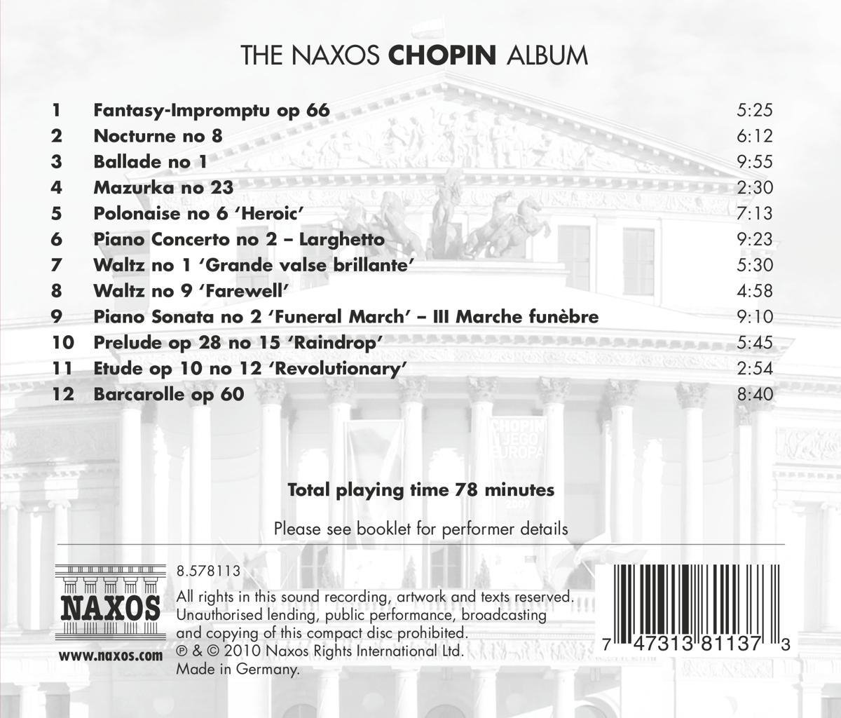 Naxos Chopin Album, various artists | CD (album) | Muziek | bol.com