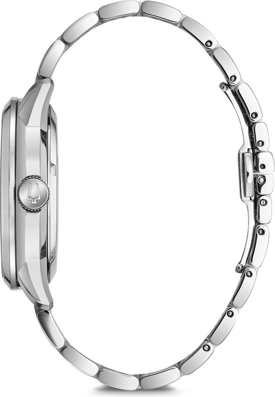 Bulova Sutton Automatic 96A208 Horloge - Staal - Zilverkleurig - Ø 42 ...