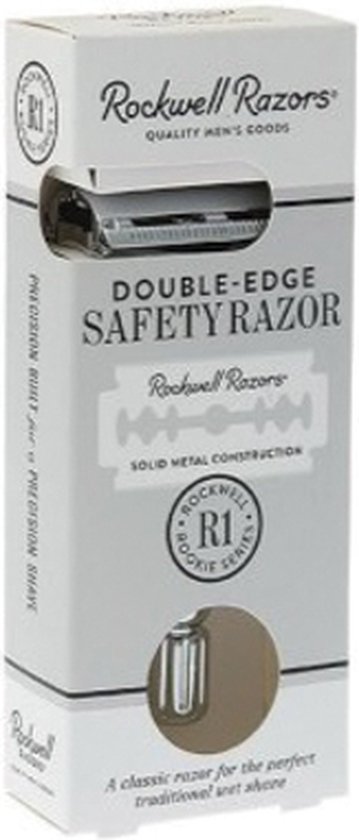 Rockwell R1 Safety Razor - White Chrome | bol