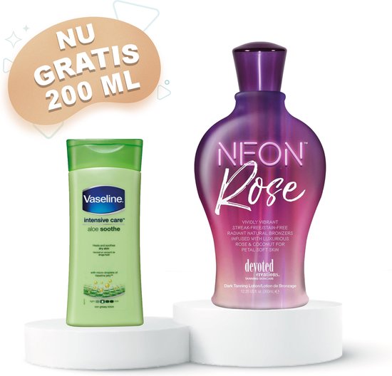 Devoted Creations ® Neon rose - Zonnebank - Zonnebankcreme - Zonnebank ...