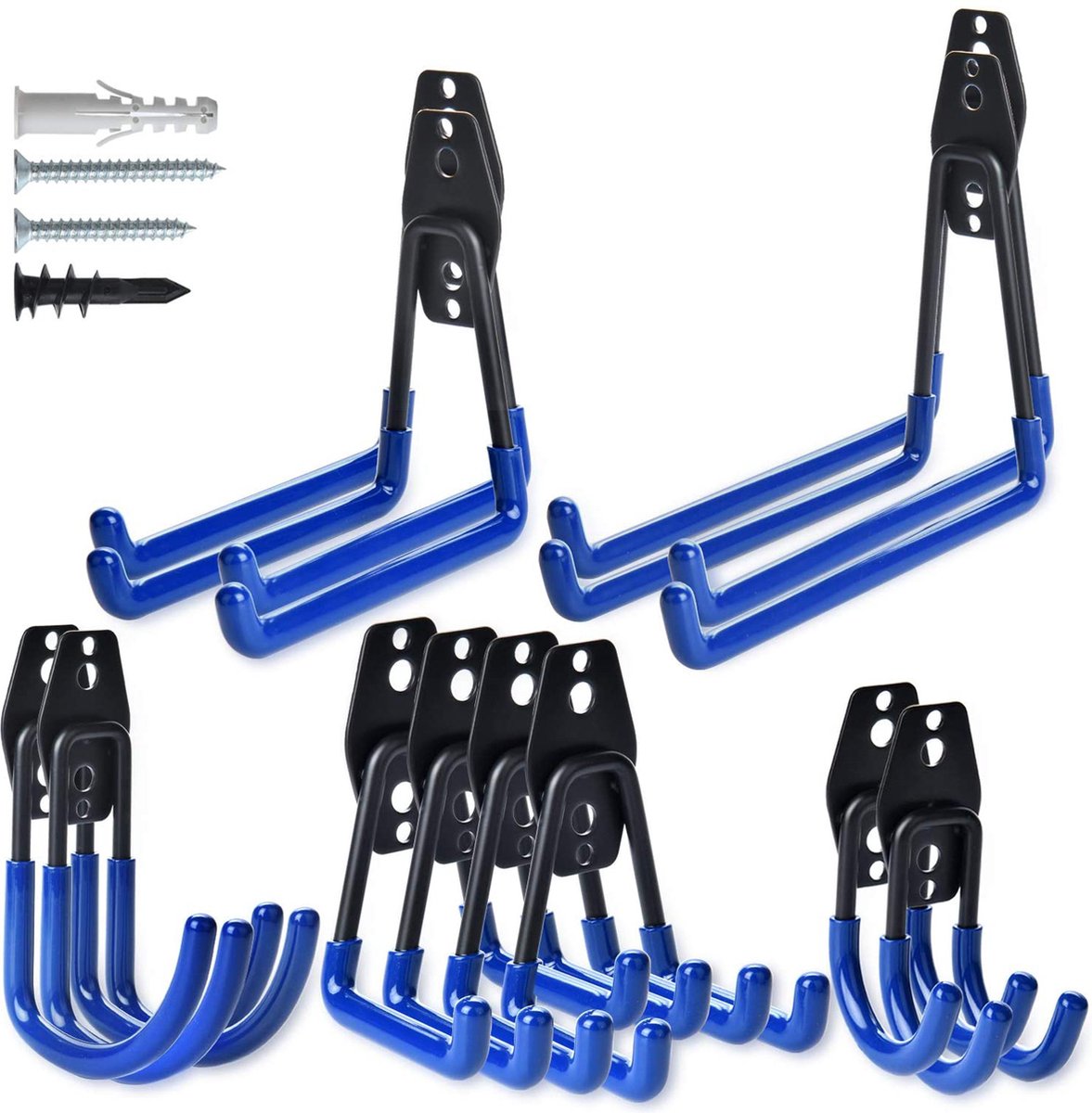 JAP Ophanghaken - Extra stevig - Inclusief schroeven - Fiets, ladder ...