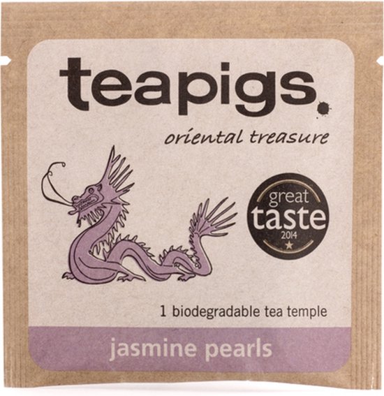 teapigs Jasmine Pearls - box of 50 Tea Bags in envelope | bol