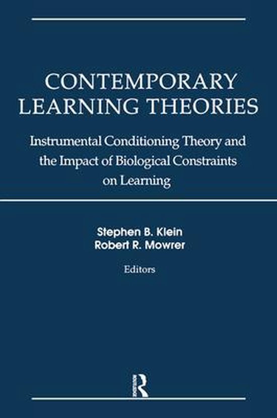 Contemporary Learning Theories | 9780805803181 | Stephen B. Klein ...
