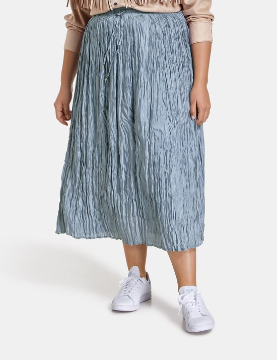 SAMOON Dames Rok met crinkle effecten | bol.com