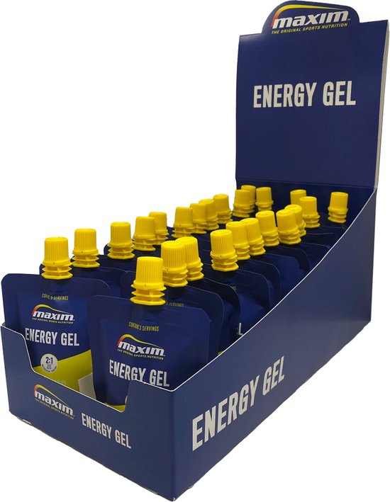 Maxim Energy Gel Citrus - 24 x 100g - Citroen - Geconcentreerde ...
