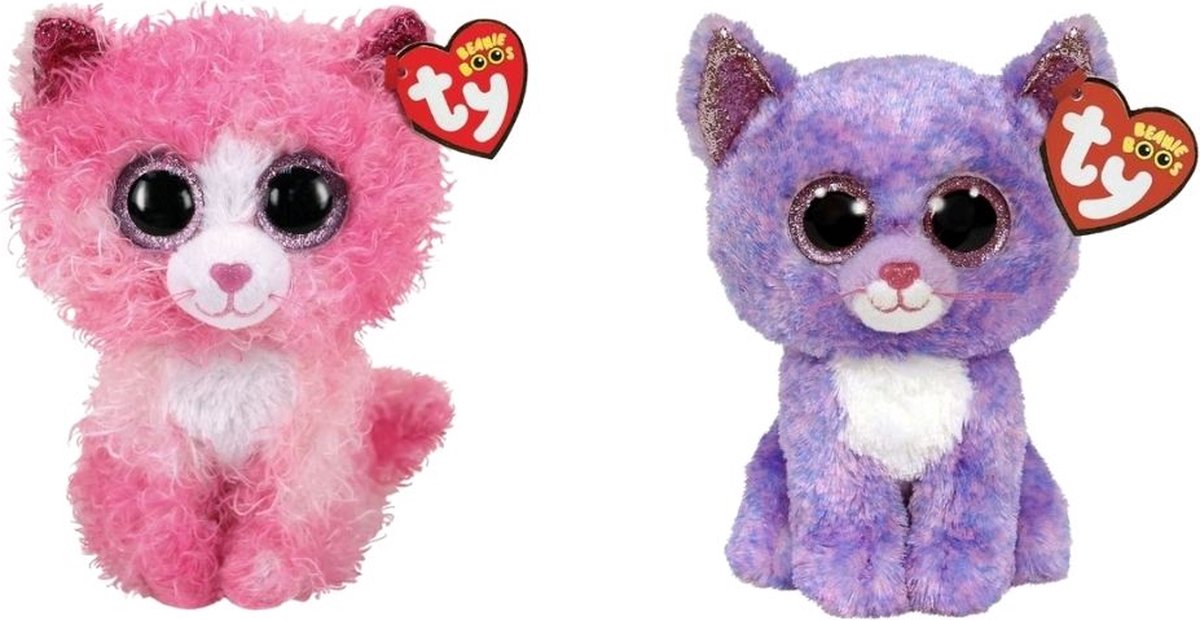 Ty - Knuffel - Beanie Boo's - Reagan Cat & Cassidy Cat | bol.com