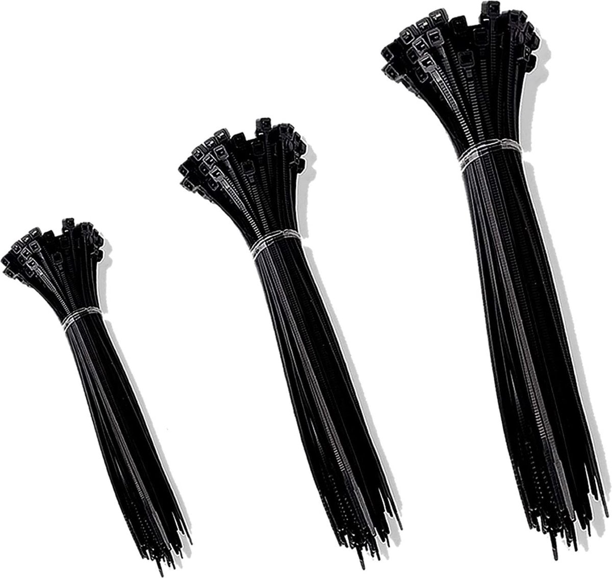 Kabelbinder set - 75 stuks - Zwart - Allteq | bol.com