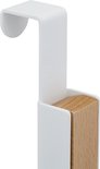 inklapbare deurhaak - over deur - voor 6 hangers - metaal - hout ...
