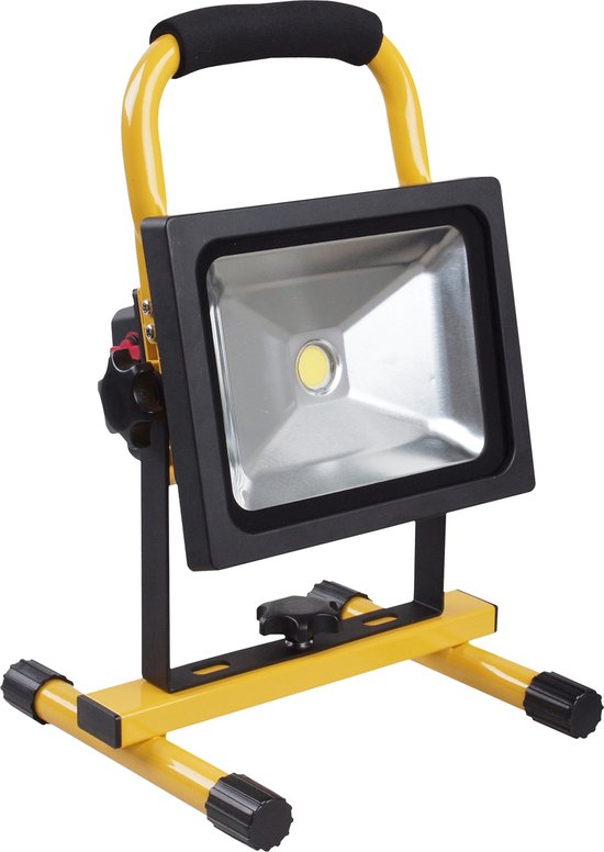 LED's work Bouwlamp - Werklamp - Compact model - Oplaadbaar - 10 watt ...