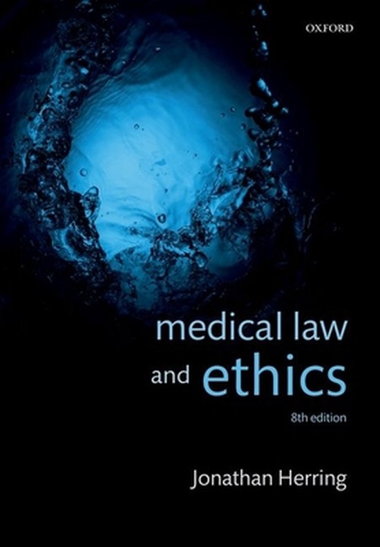 Medical Law and Ethics | 9780198846956 | Jonathan Herring | Boeken ...