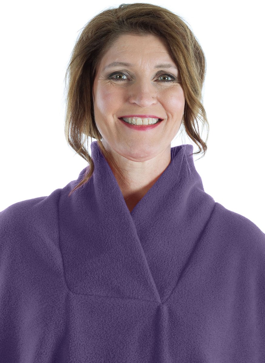 Rolstoelcape fleece - Winter poncho fleece - Dames poncho - Aangepaste ...