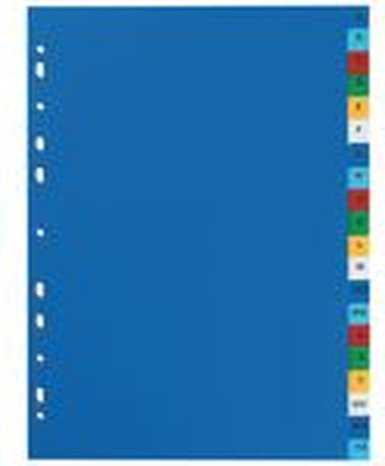 Tabbladen oxford kunststof a4 a-z | bol.com