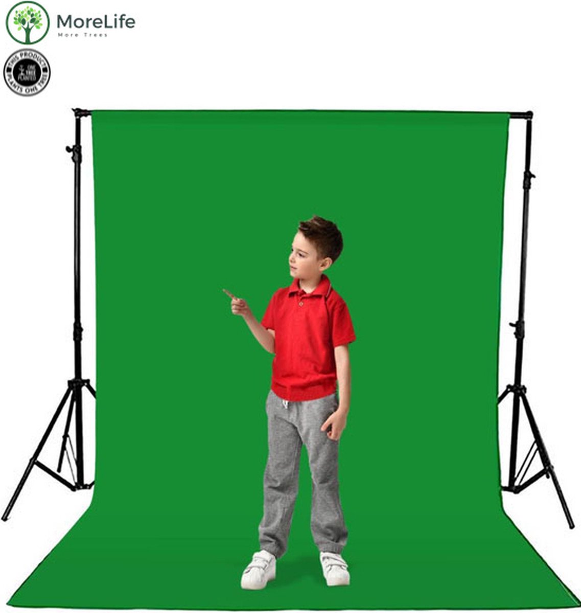 MoreLife | Green Screen | 3 x 2 M | Fotostudio | Greenscreen ...