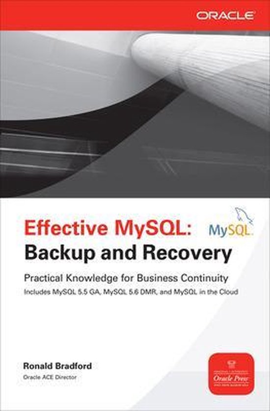 Effective Mysql Backup And Recovery, Ronald Bradford | 9780071788571 ...