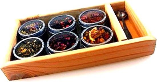 luxe theedoos - compleet set - met - 70 kopjes - thee - verse thee ...