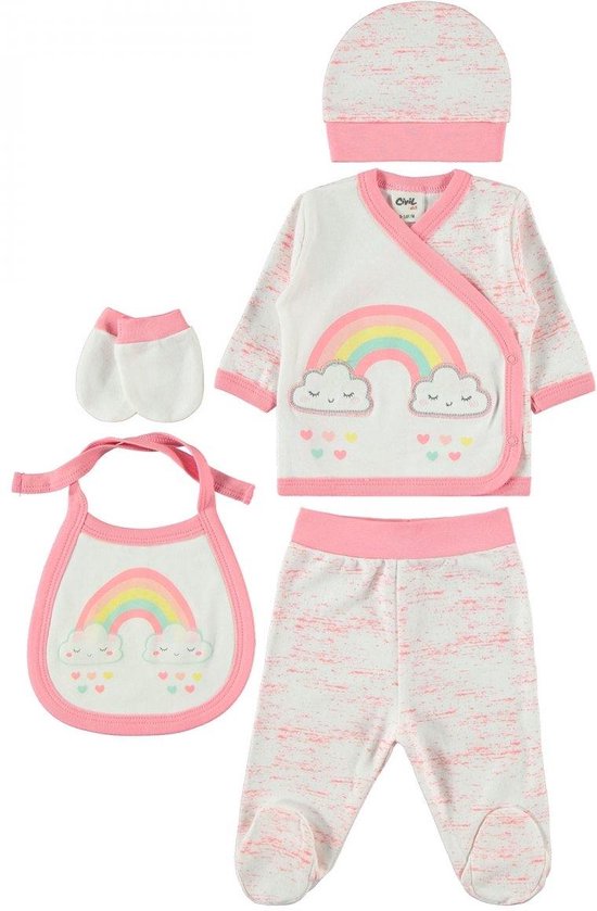 Baby newborn 5-delige kleding set meisjes - Babykleding | bol.com