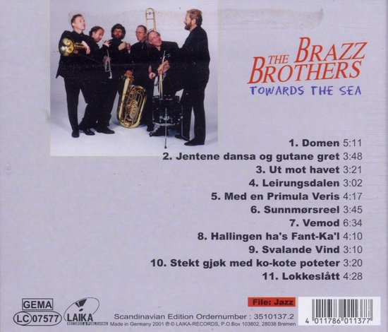 The Brazz Brothers - Towards The Sea (CD), The Brazz Brothers | CD ...