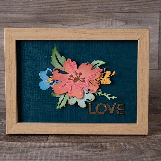 Sizzix Thinlits Snijmal Set - Brushstroke Flowers #1 - 7 stuks | bol